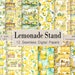 12 Seamless Digital Papers Summer Lemonade Stand Seamless - Etsy