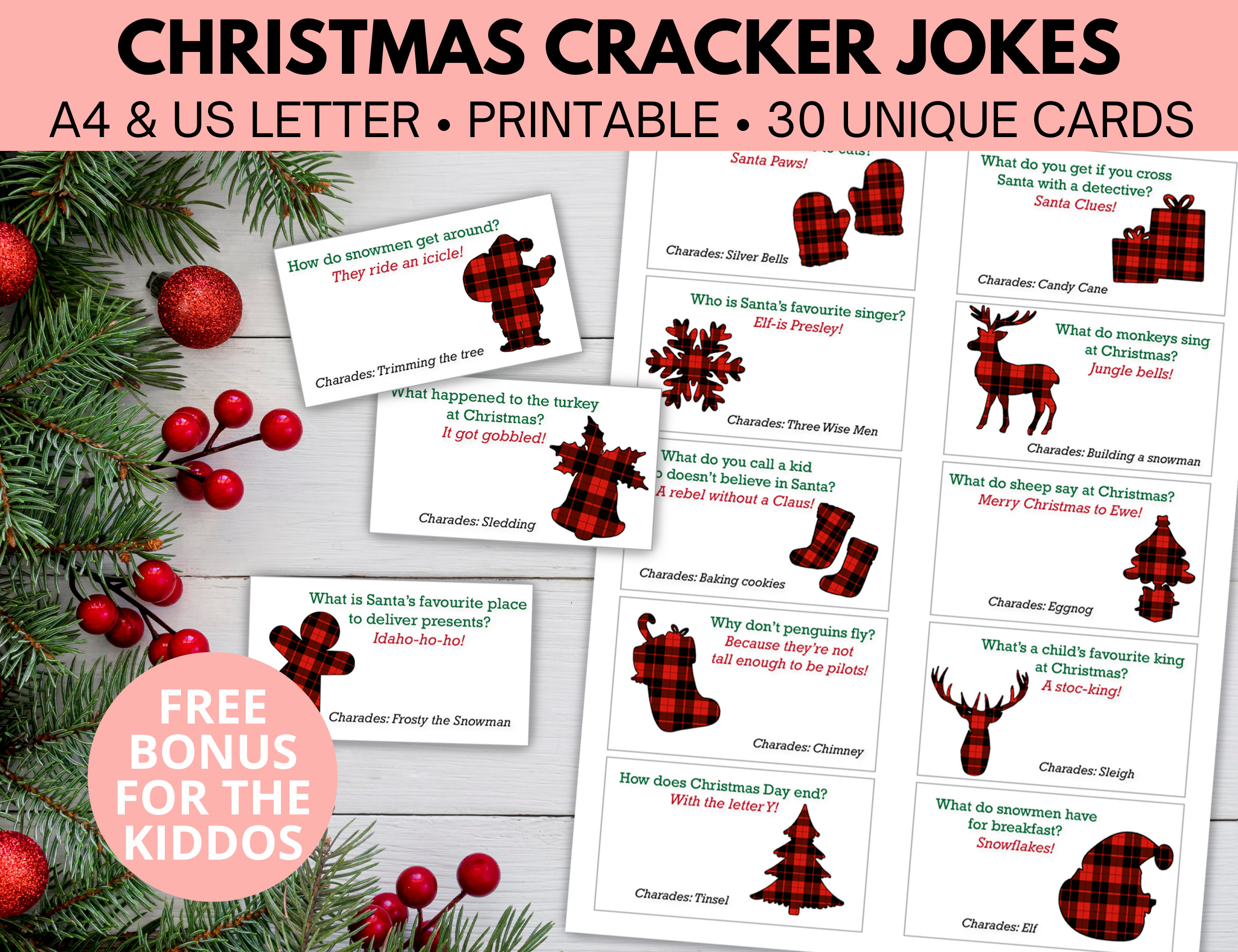 Jokes for Christmas Crackers | Christmas Cracker Mottos and Charades ...