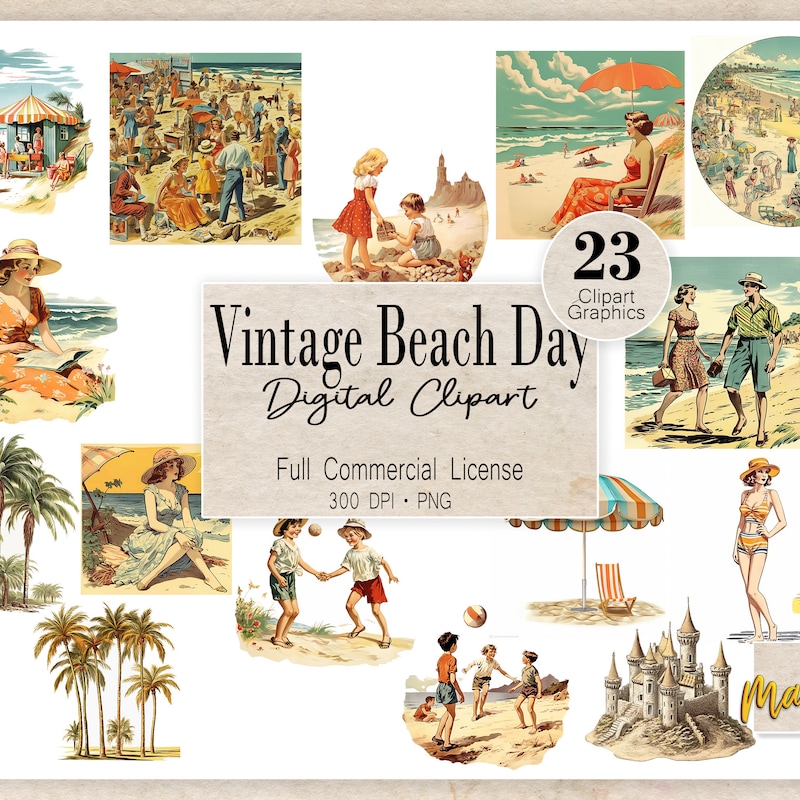Beach Retro - Etsy
