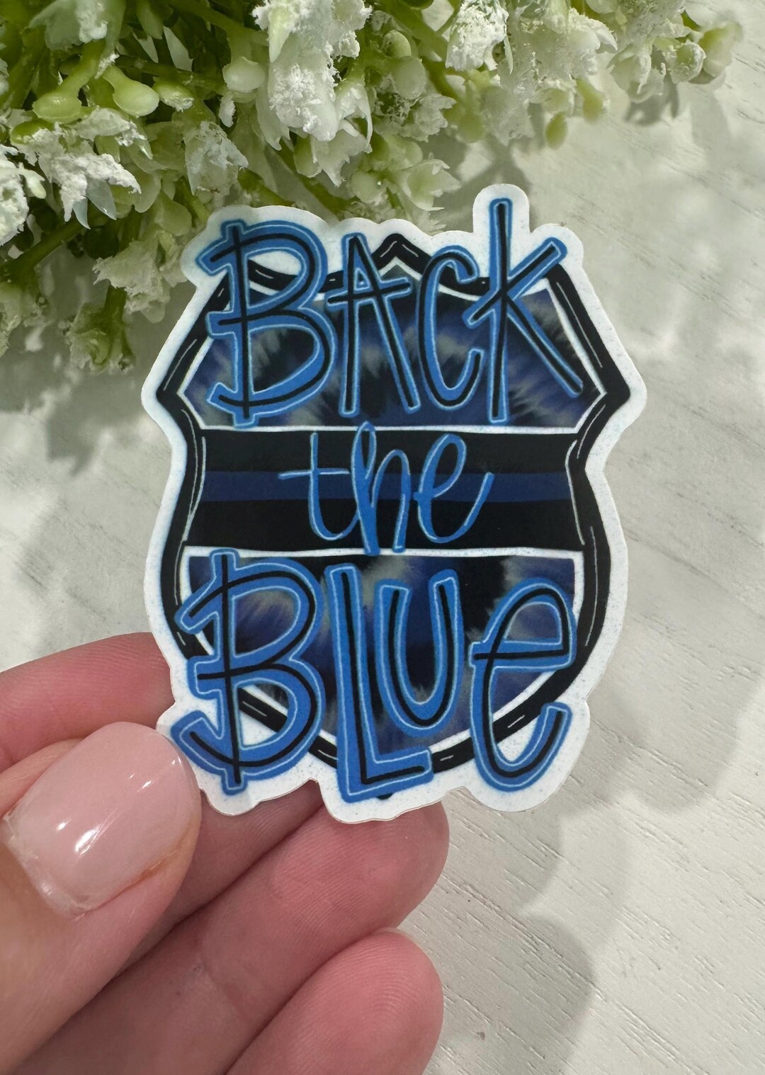 Back the Blue Sticker, Police Wife, Support the Police, School Resource ...