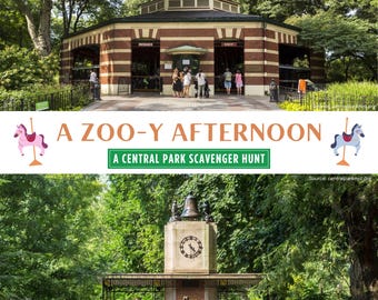 A Zoo-y Afternoon: A Central Park Scavenger Hunt | Kid-friendly NYC ...