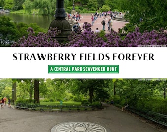 Strawberry Fields Forever: A Central Park Scavenger Hunt | Challenging ...
