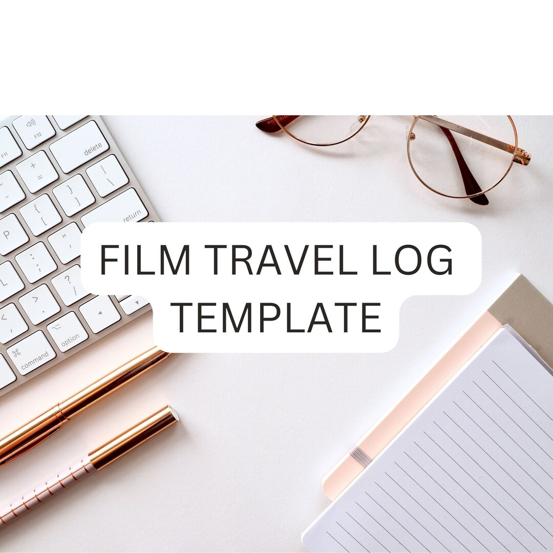 Film Production Travel Log Template: Customizable Excel Itinerary - Etsy