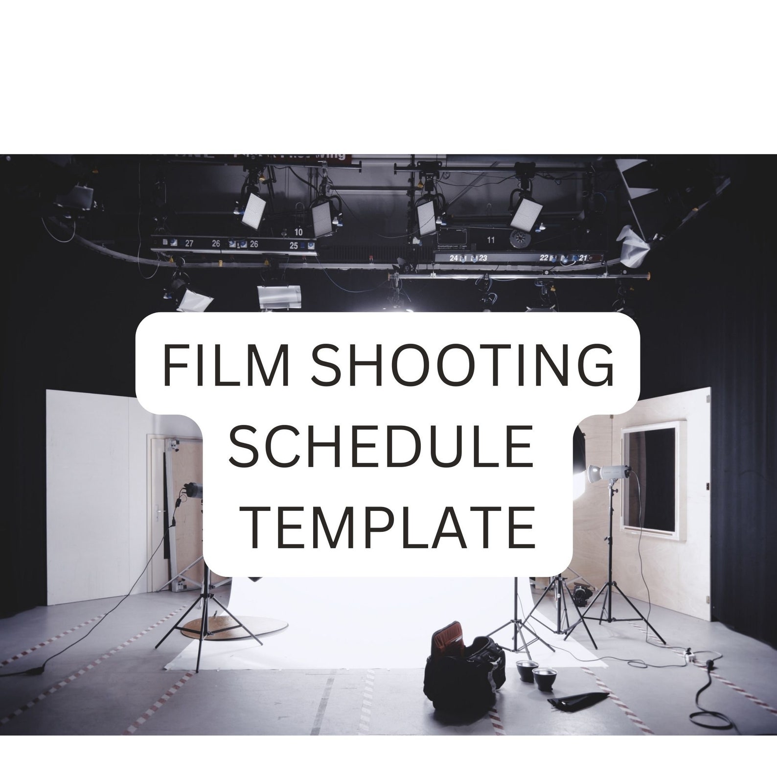 Film Production Shooting Schedule Template, Customizable (docx) - Etsy