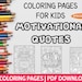 Coloring Book for Kids: 50 Pages Motivational Quotes Coloring Book ...