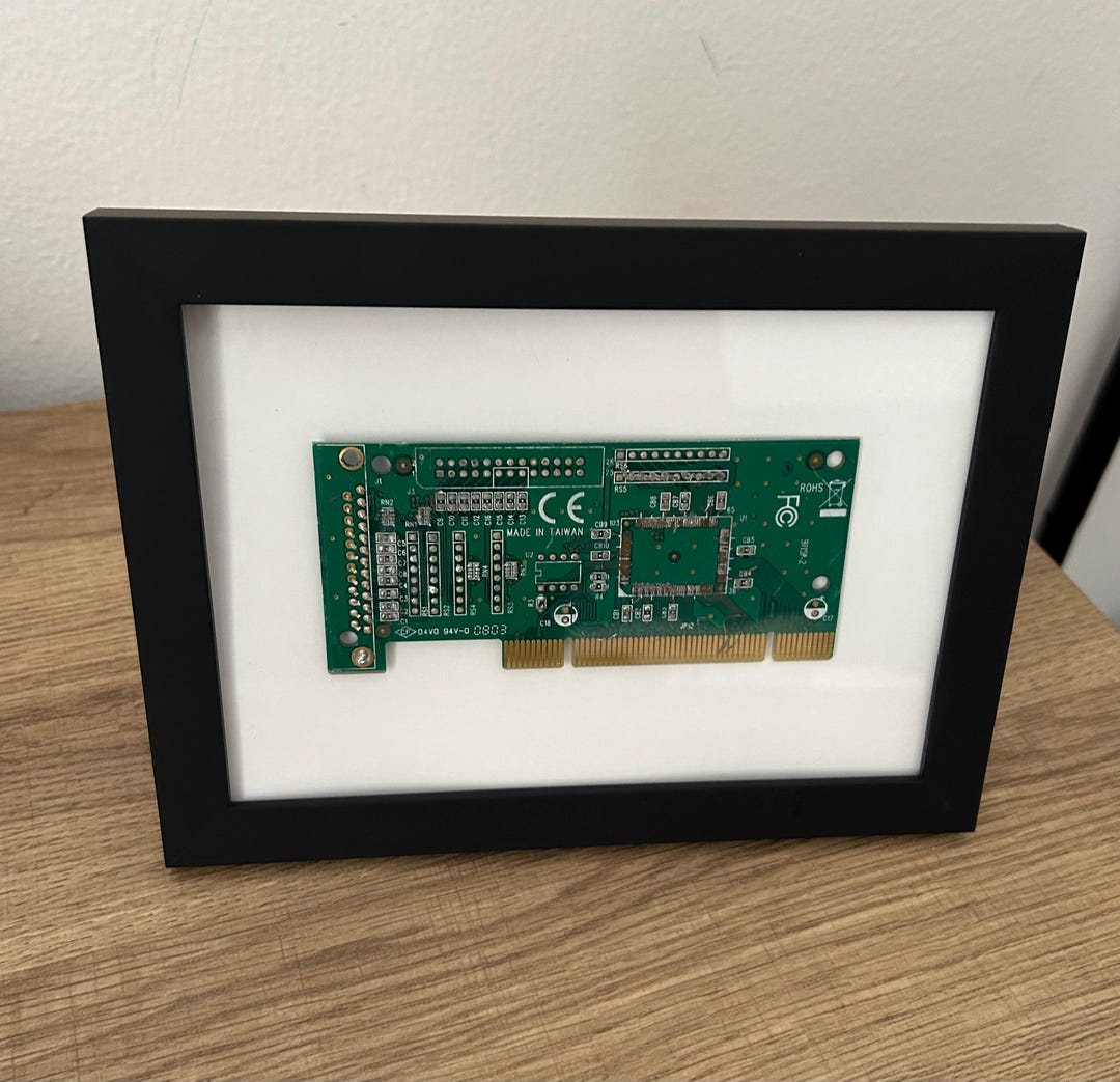 Green Motherboard Office Decor Unique Tech Wall Art Geek Gift ...