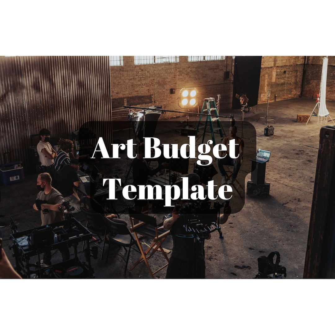 Film Art Budget Template, Film Production Art Budget, Professional Art ...