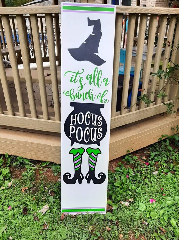 Hocus Pocus Porch Sign/ Hocus Pocus Outdoor Sign - Etsy