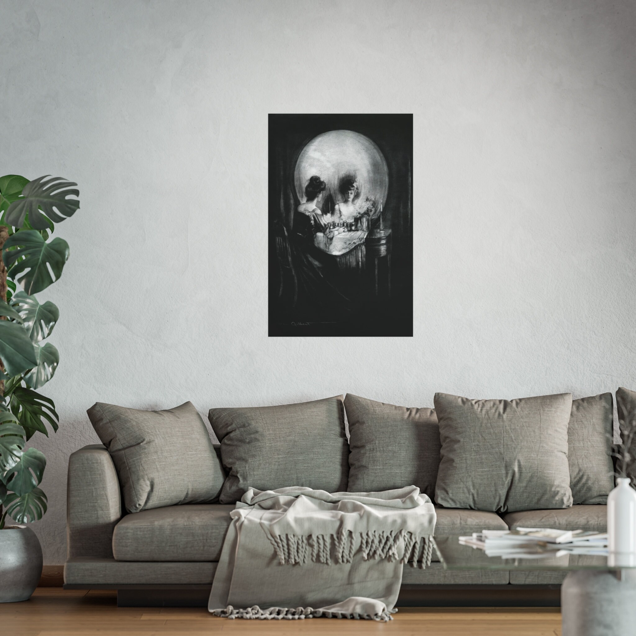 All is Vanity Charles Allan Gilbert Giclée Fine Art Print | Vintage ...