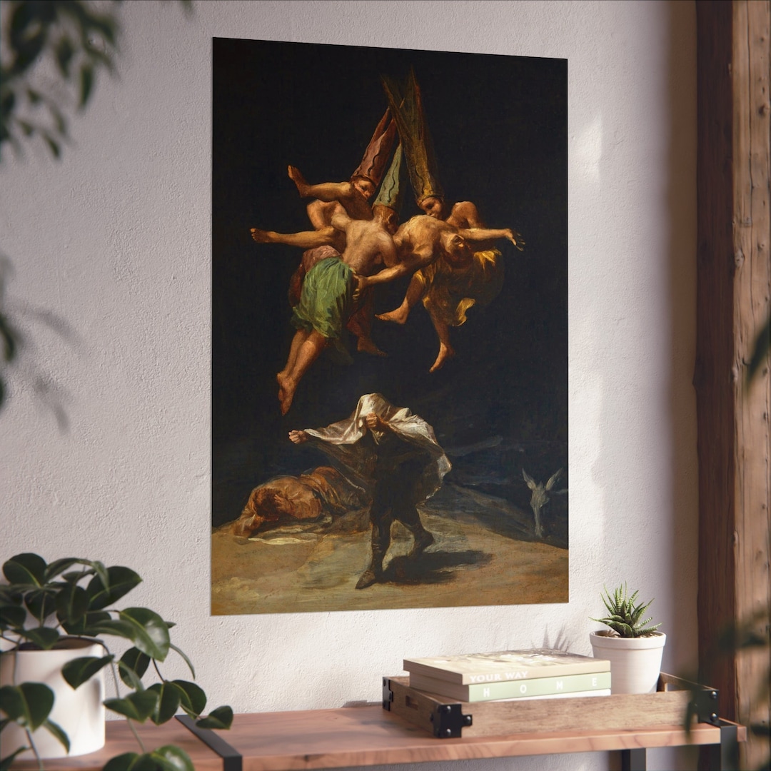 Witches' Flight Francisco Goya Giclée Fine Art Print | Vintage Wall Art ...