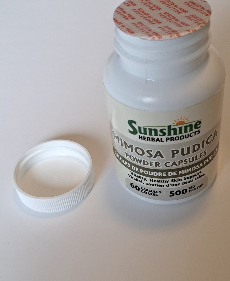 Mimosa Pudica Capsules - 60 Capsules - 500mg - Organic Herb - 100% ...