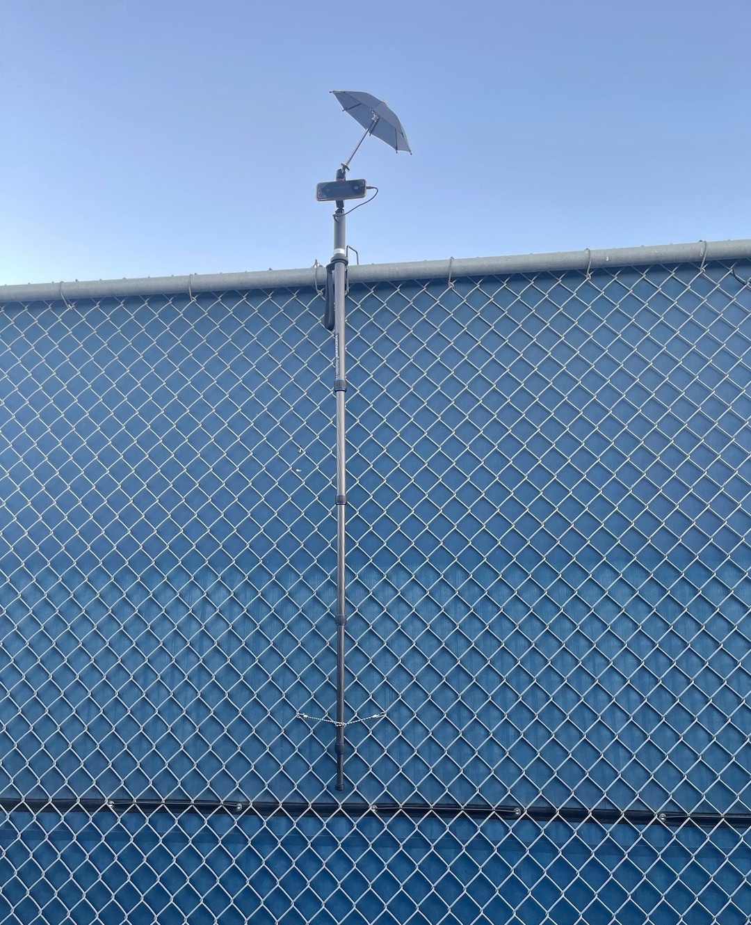 Tennis Camera Fence Mount With Battery and Umbrella - Etsy