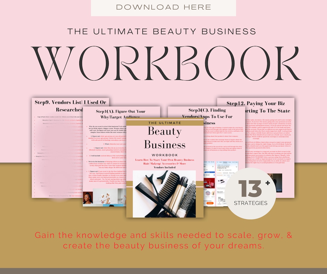 How to Start Your Own Beauty Business Ebook, Makeup Artist, Hair ...