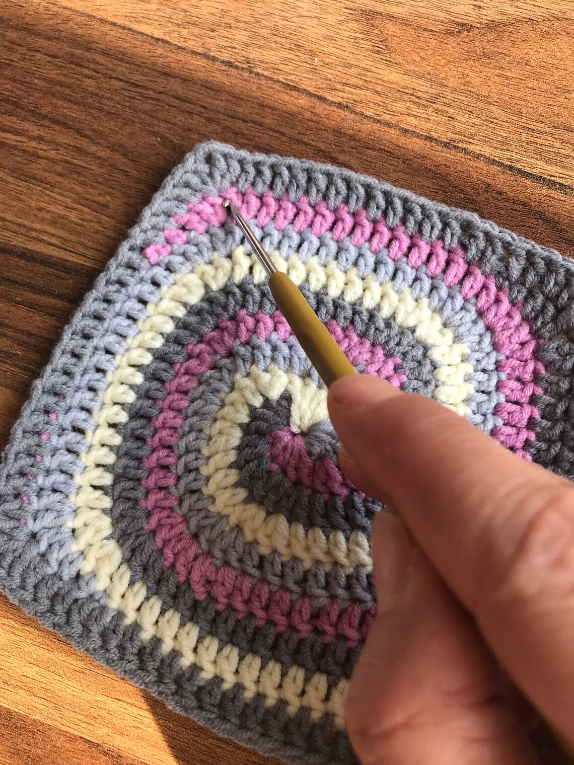 Spiral Crochet Motif Pattern -PDF in English With Detalied Explanation ...