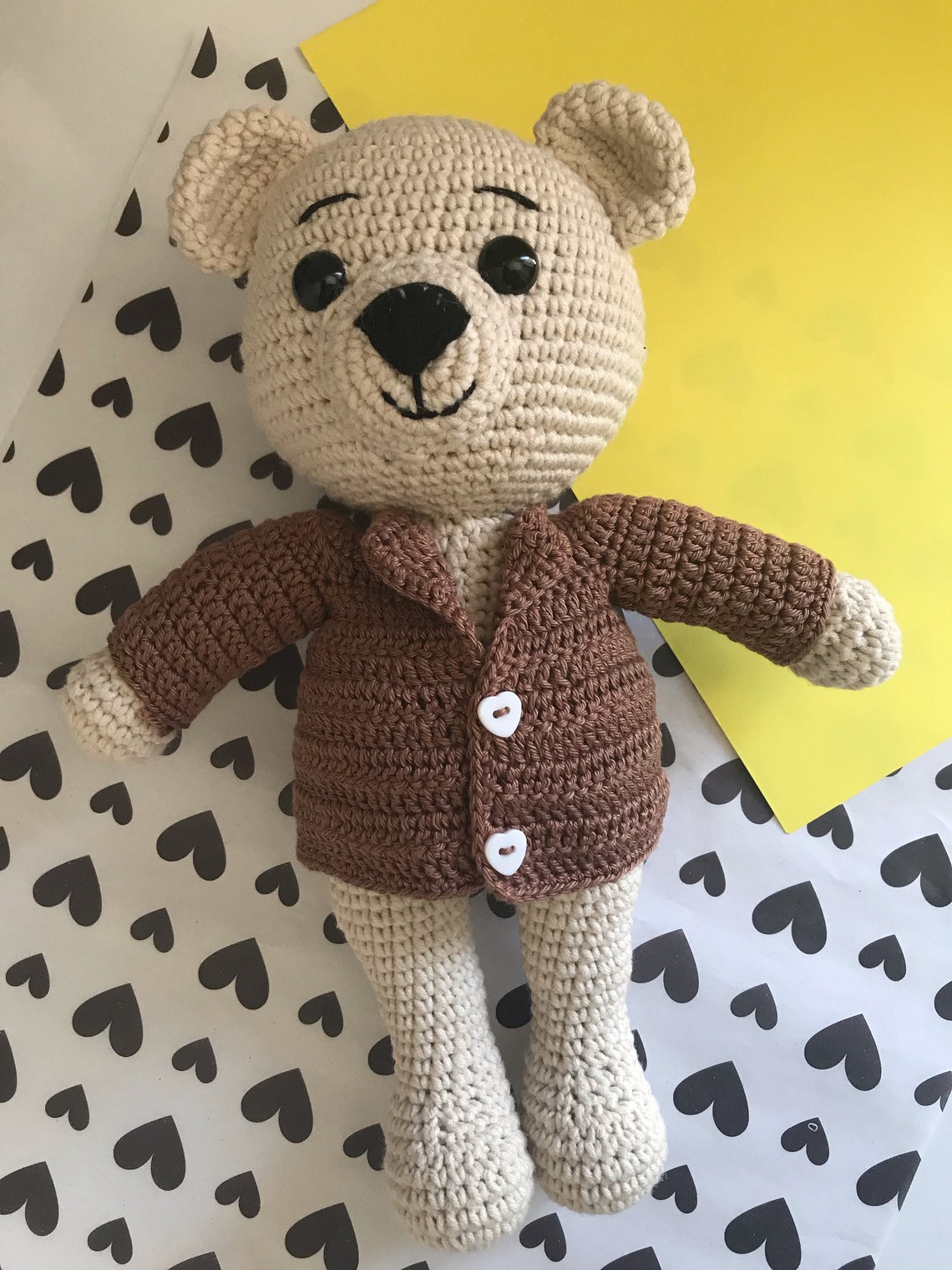 Polki Bear Crochet KIT- for Beginer and Intermadiate -amigurumi Kit ...