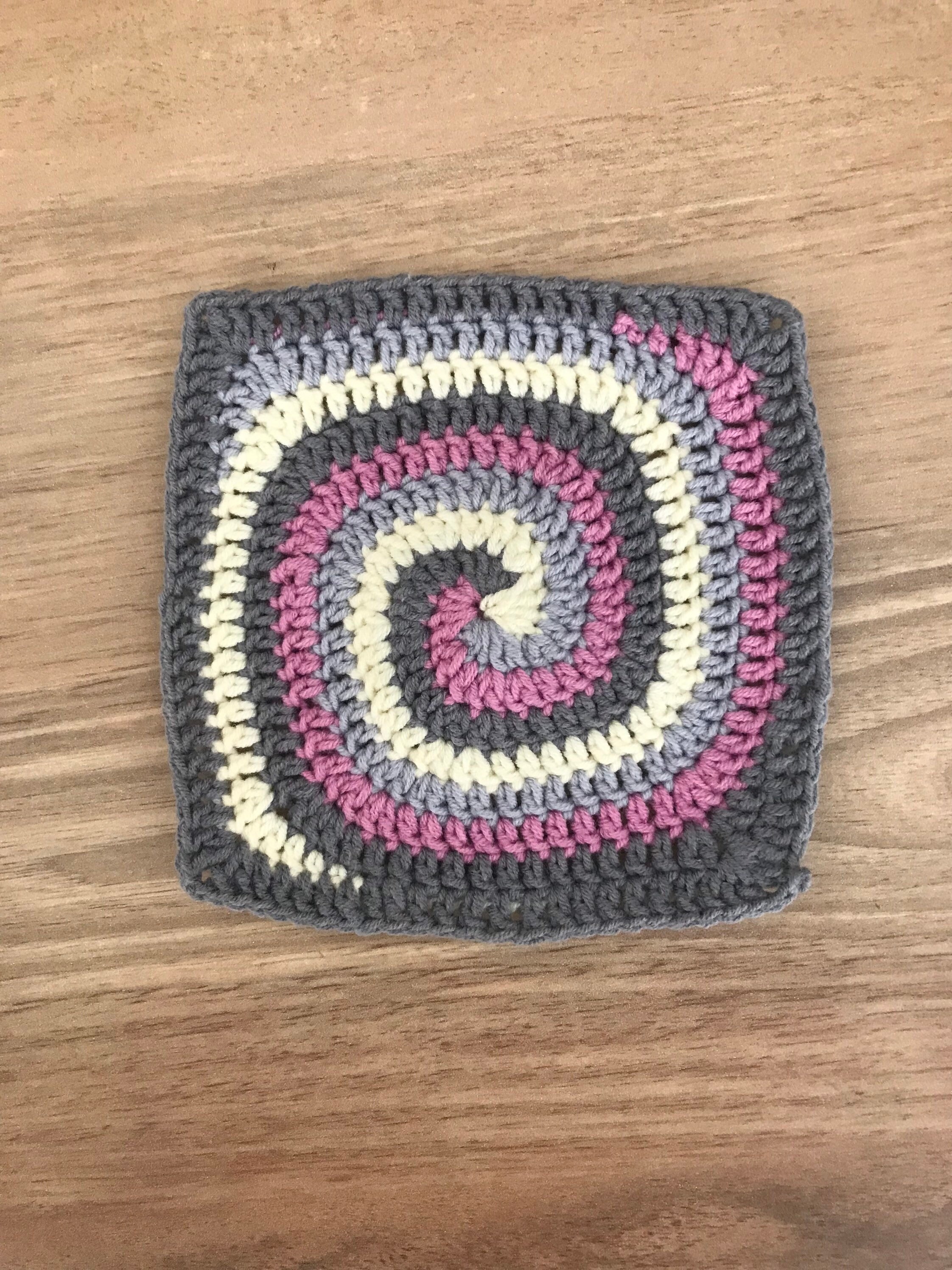 Spiral Crochet Motif Pattern -PDF in English With Detalied Explanation ...