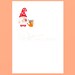 Gnome With Flowers Lined & Unlined Stationery Stationery Gift Set ...