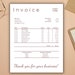 Google Doc Invoice, Simple Invoice Template, Google Sheets, Excel ...