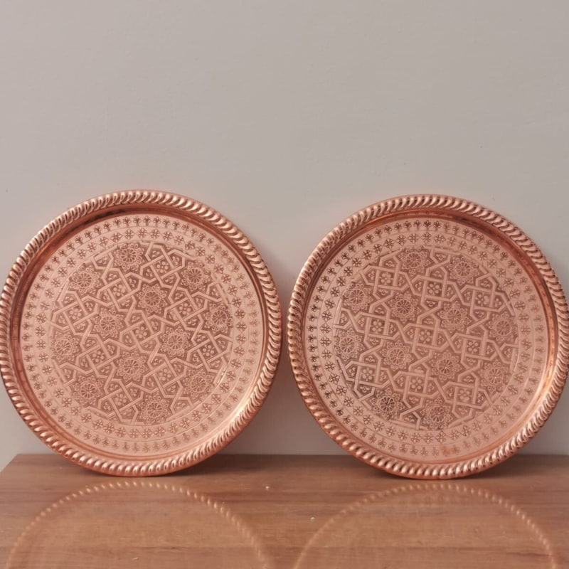 Large Copper Tray - Etsy