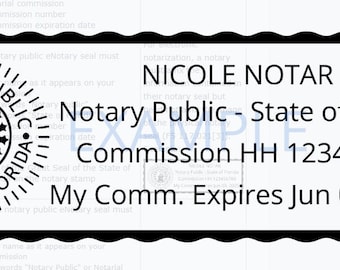 Notary Stamp Digital - Etsy