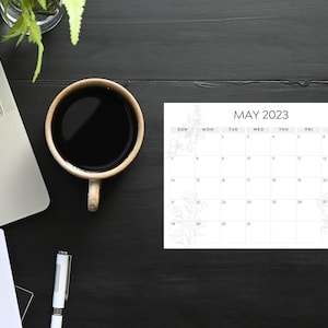 May 2023 Calendar, Digital Download, May 2023 Digital Calendar, May ...