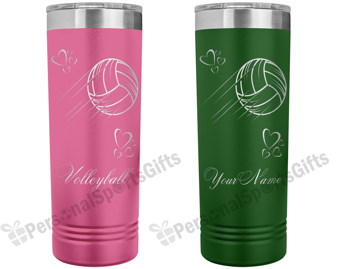 Custom Volleyball Tumbler. Personalized Gift for Players - Etsy