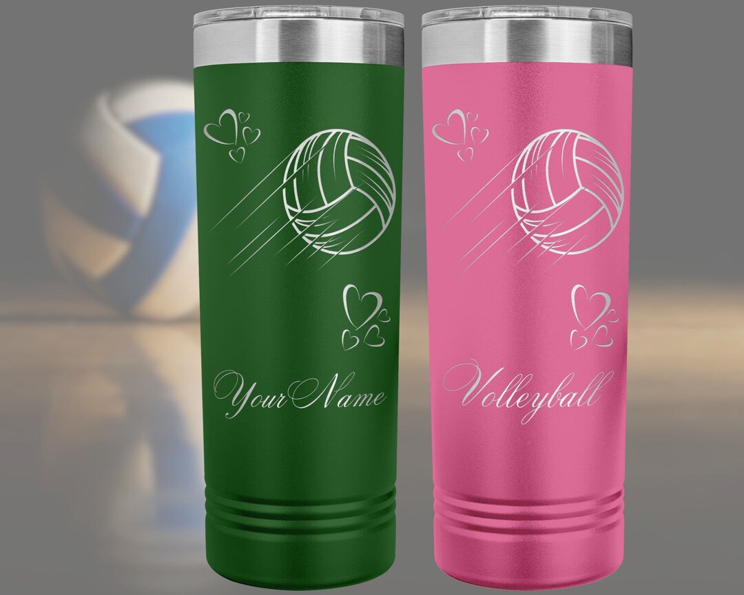 Custom Volleyball Tumbler. Personalized Gift for Players, Sports Moms ...