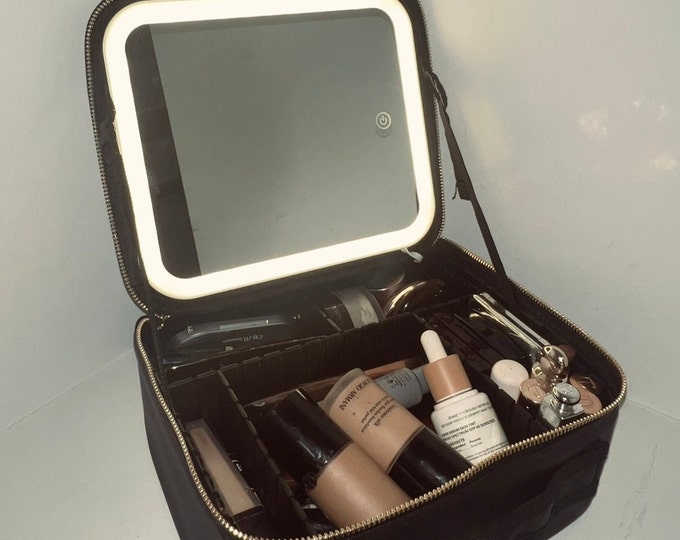 Makeup Organizer Jewelry Box Storage for Women Girls, Pink White Makeup ...
