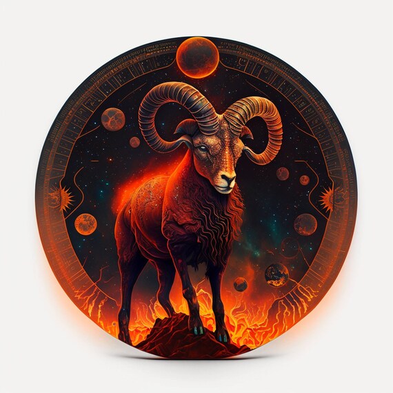 Aries Ram Art