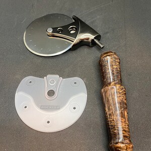 Heavy-duty Pizza Cutter With Unique Handcrafted Detachable Handle - Etsy
