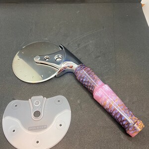 Heavy-duty Pizza Cutter With Unique Handcrafted Detachable Handle - Etsy