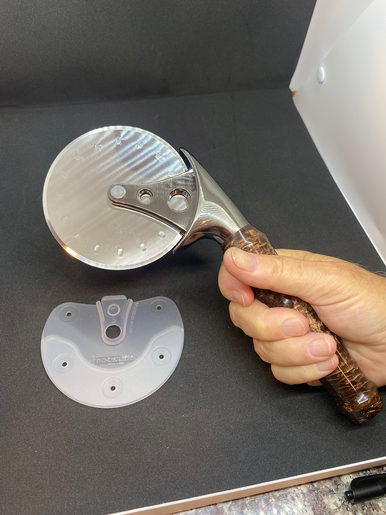 Heavy-duty Pizza Cutter With Unique Handcrafted Detachable Handle - Etsy