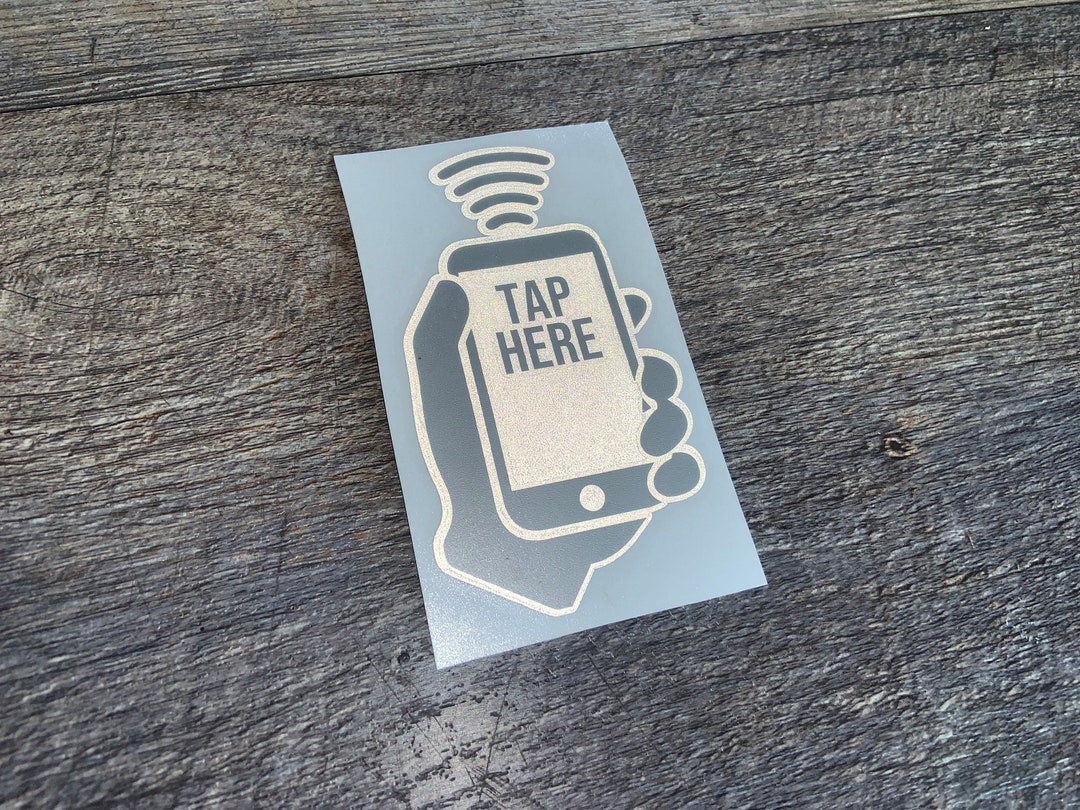 NFC Tap Decal - Etsy