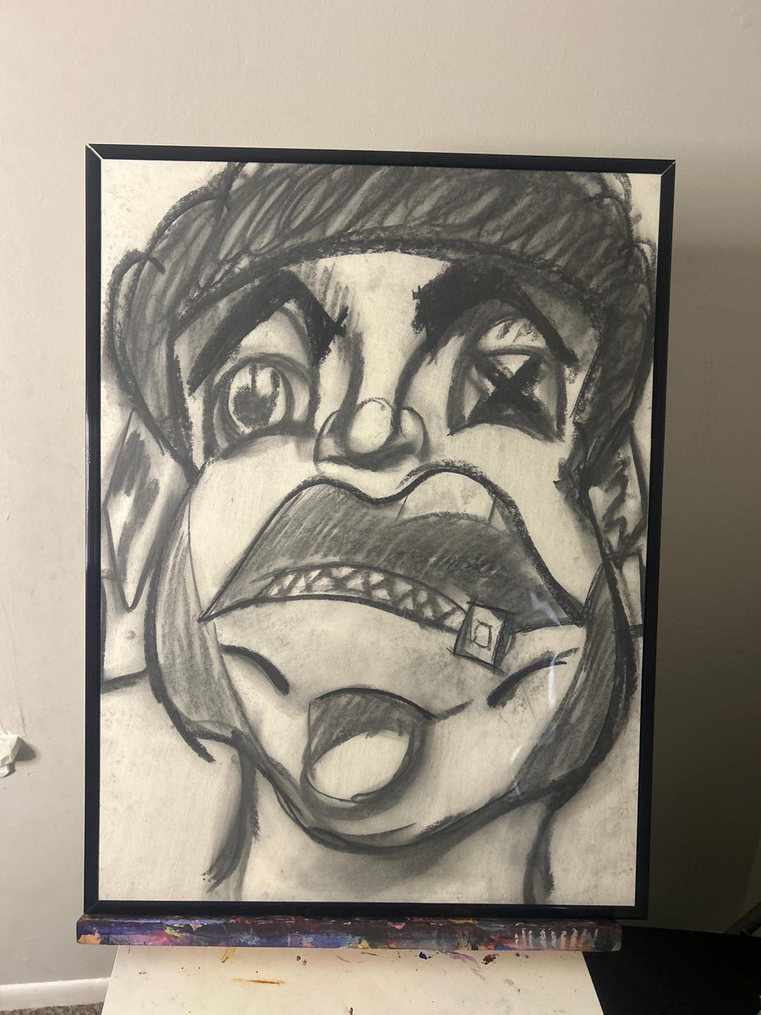 18x24 Charcoal Papi Ain’t No Snitch Cartoon Portrait Wall Art - Etsy