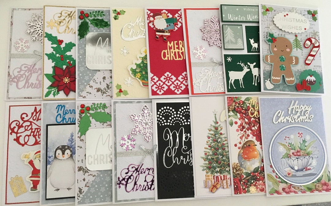 Hand Crafted Christmas Cards 1 - Etsy