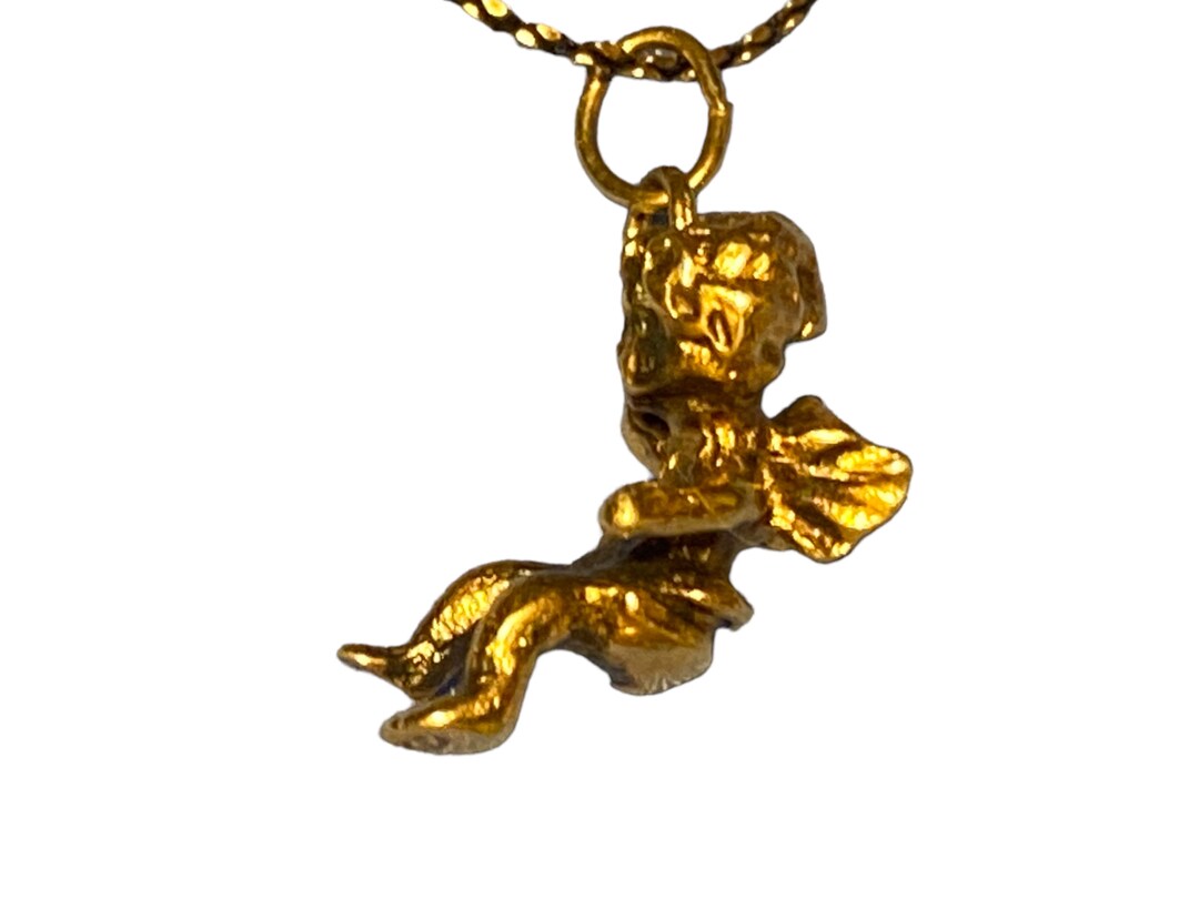 Vintage Sarah Coventry Littlest Angel Pendant Charm Necklace - Etsy
