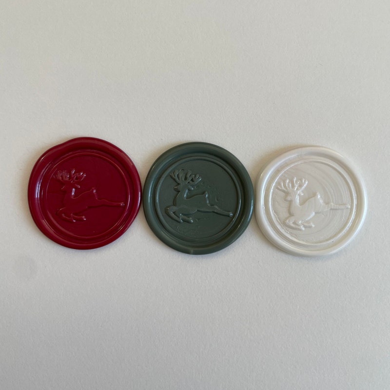 Reindeer Stamp - Etsy