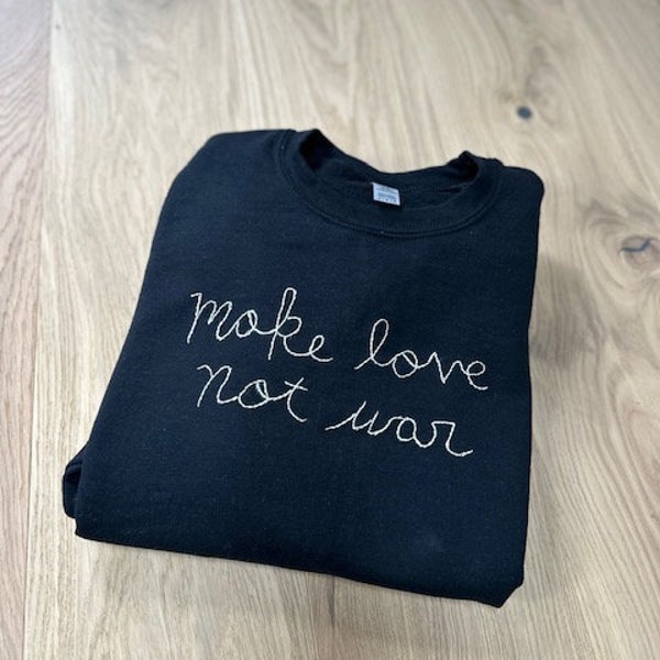 Make Love Not War - Etsy
