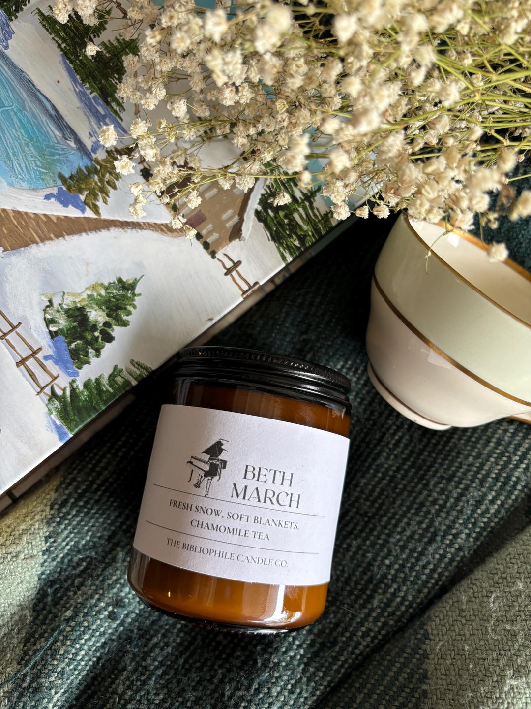 Beth March Scented Candle, Little Women, March Sisters, Louisa May ...
