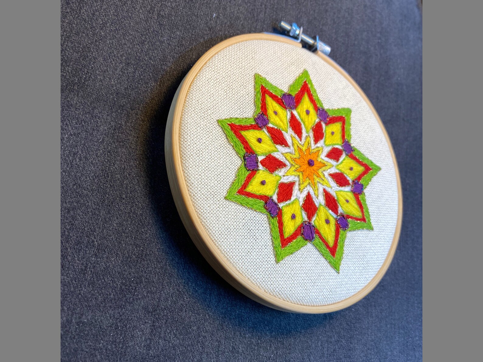 Nine Point Star Bahai Embroidery Pattern – PDF Digital Download ...