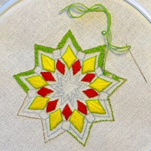 Nine Point Star Bahai Embroidery Pattern – PDF Digital Download ...