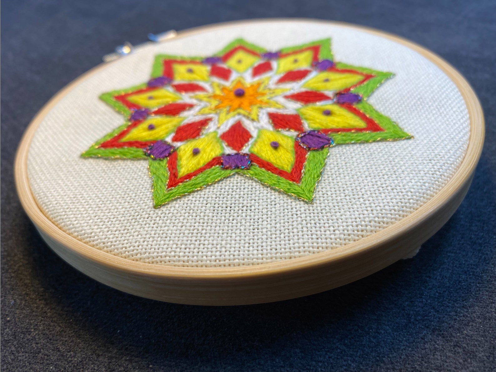 Nine Point Star Bahai Embroidery Pattern – PDF Digital Download ...