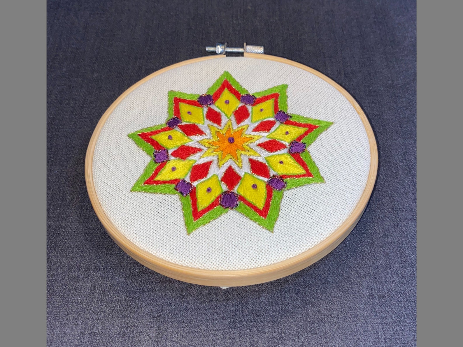 Nine Point Star Bahai Embroidery Pattern – PDF Digital Download ...