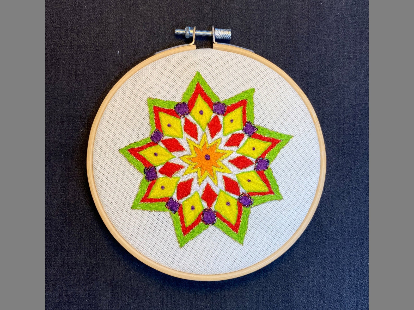Nine Point Star Bahai Embroidery Pattern – PDF Digital Download ...