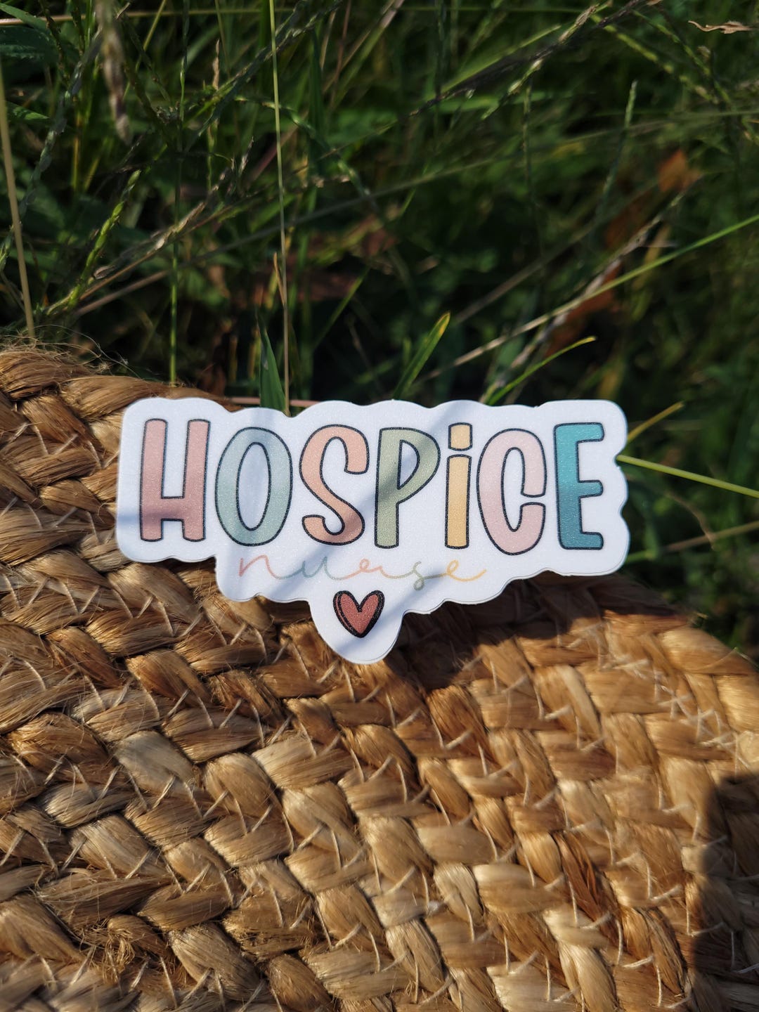 Hospice Nurse Sticker | Compassionate Care Vinyl Decal | Cute Gift for ...