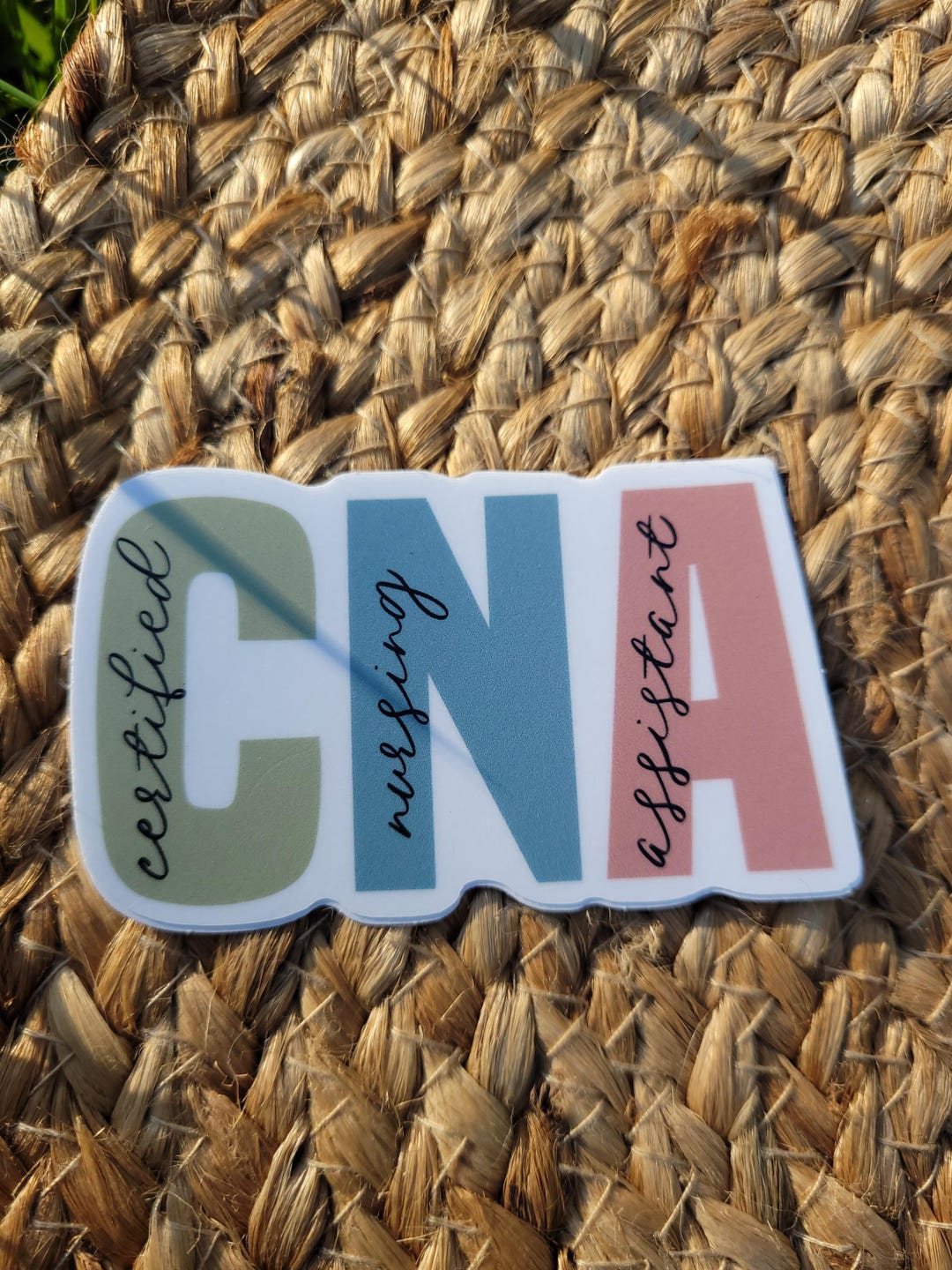 Certified Nursing Assistant Sticker | CNA Decal | Cute Healthcare ...