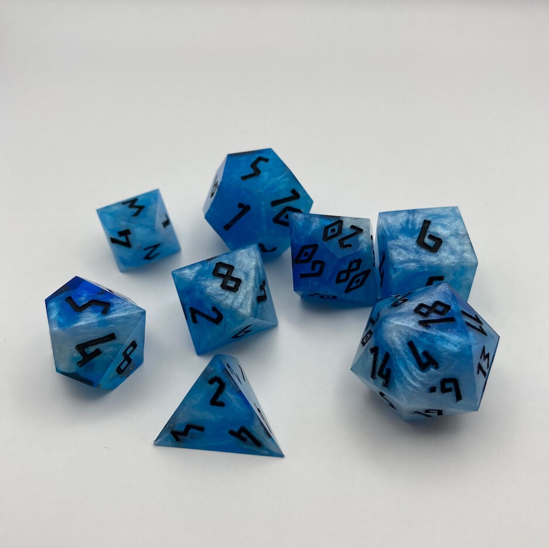Runic Ice Dice Set - Etsy