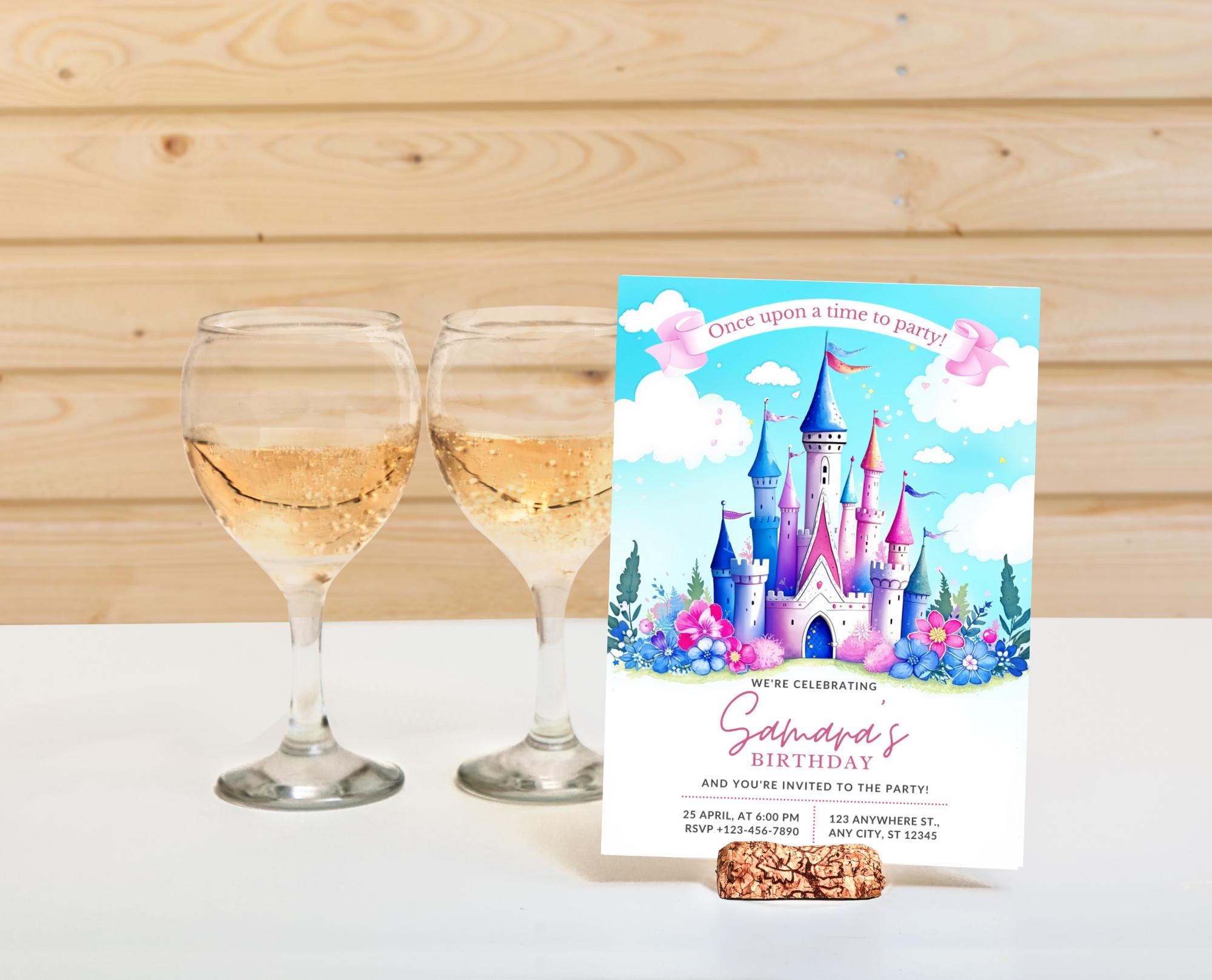 Princess Birthday Invitation | Once Upon a Time Party Evite | Royal ...