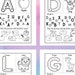 ABC 26 Page Alphabet Printable Phonics Worksheet, Preschool, Toddler ...