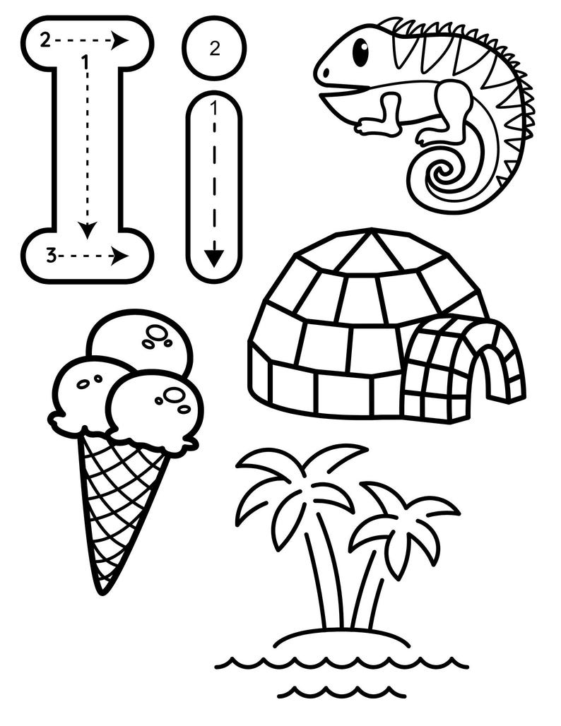 26 Printable ABC Tracing, Coloring Worksheets Preschool Kindergarten ...